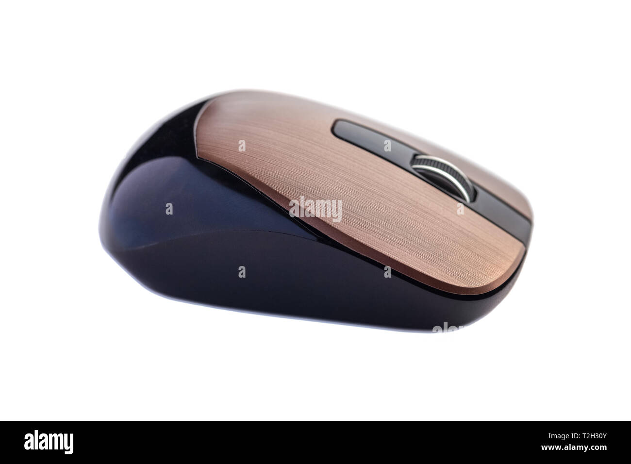 Wireless computer mouse isolated on white background, technology Stock ...