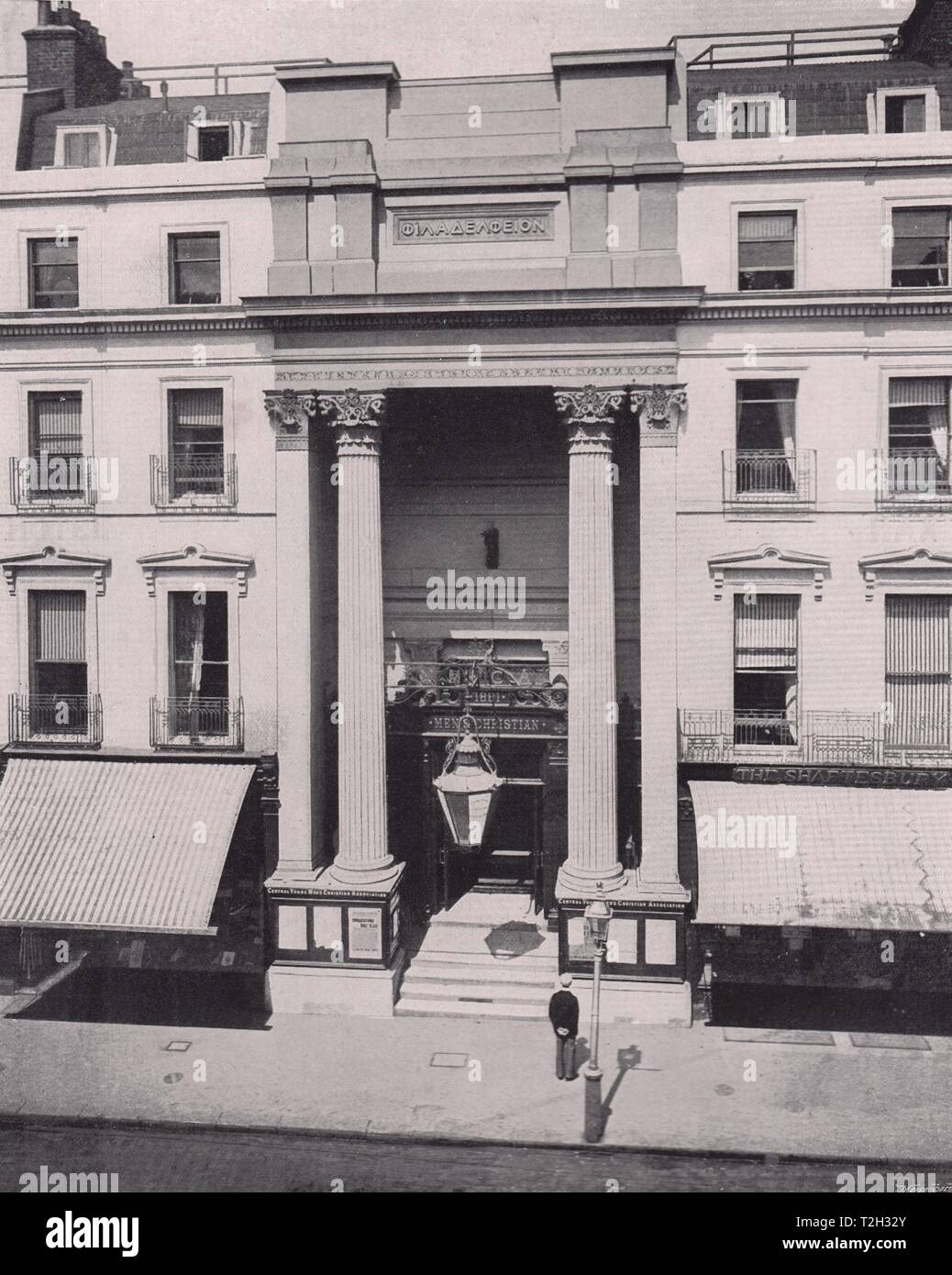 Exeter hall - The Strand front Stock Photo - Alamy