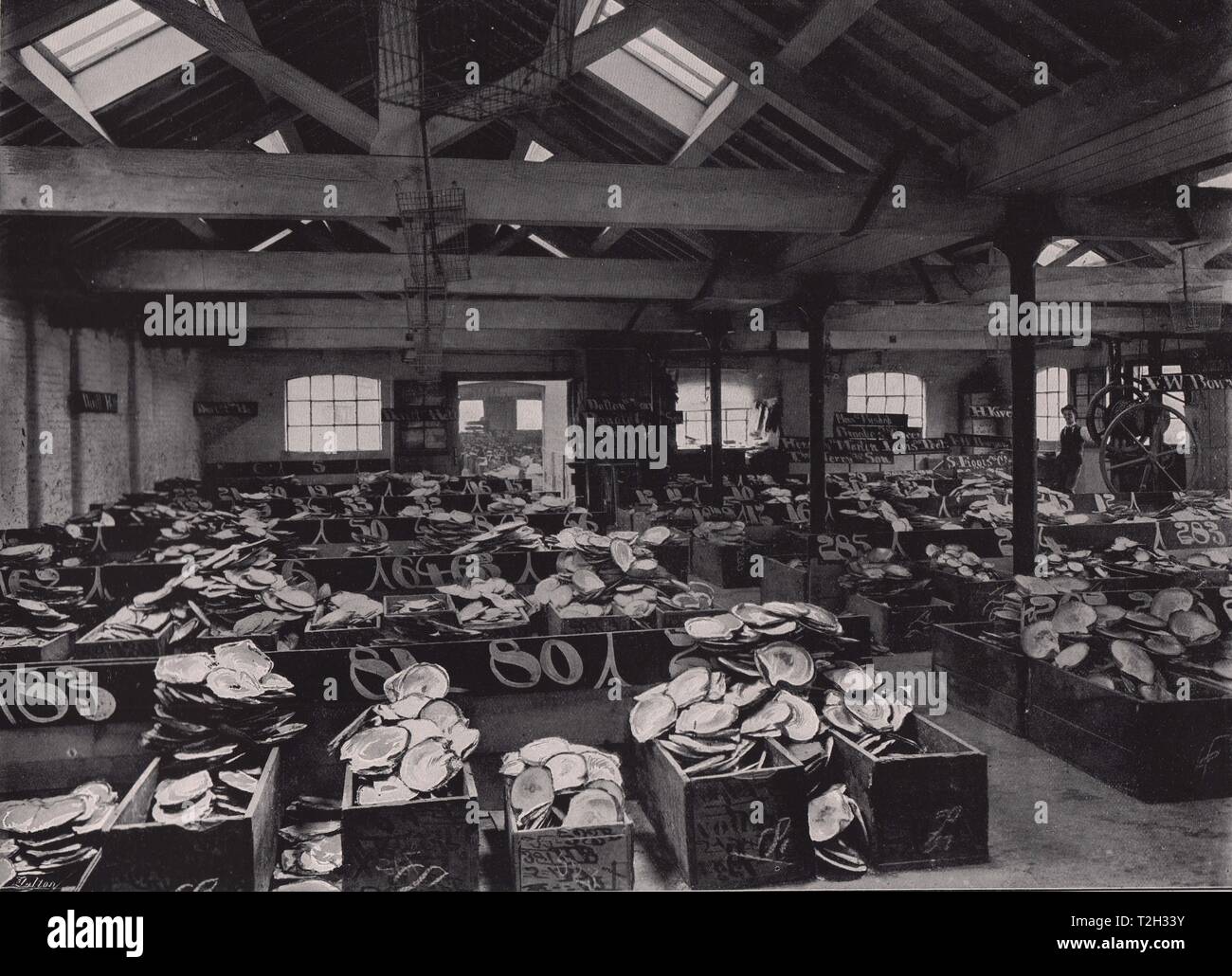 Bull Wharf - Interior of the Shell Warehouse Stock Photo - Alamy