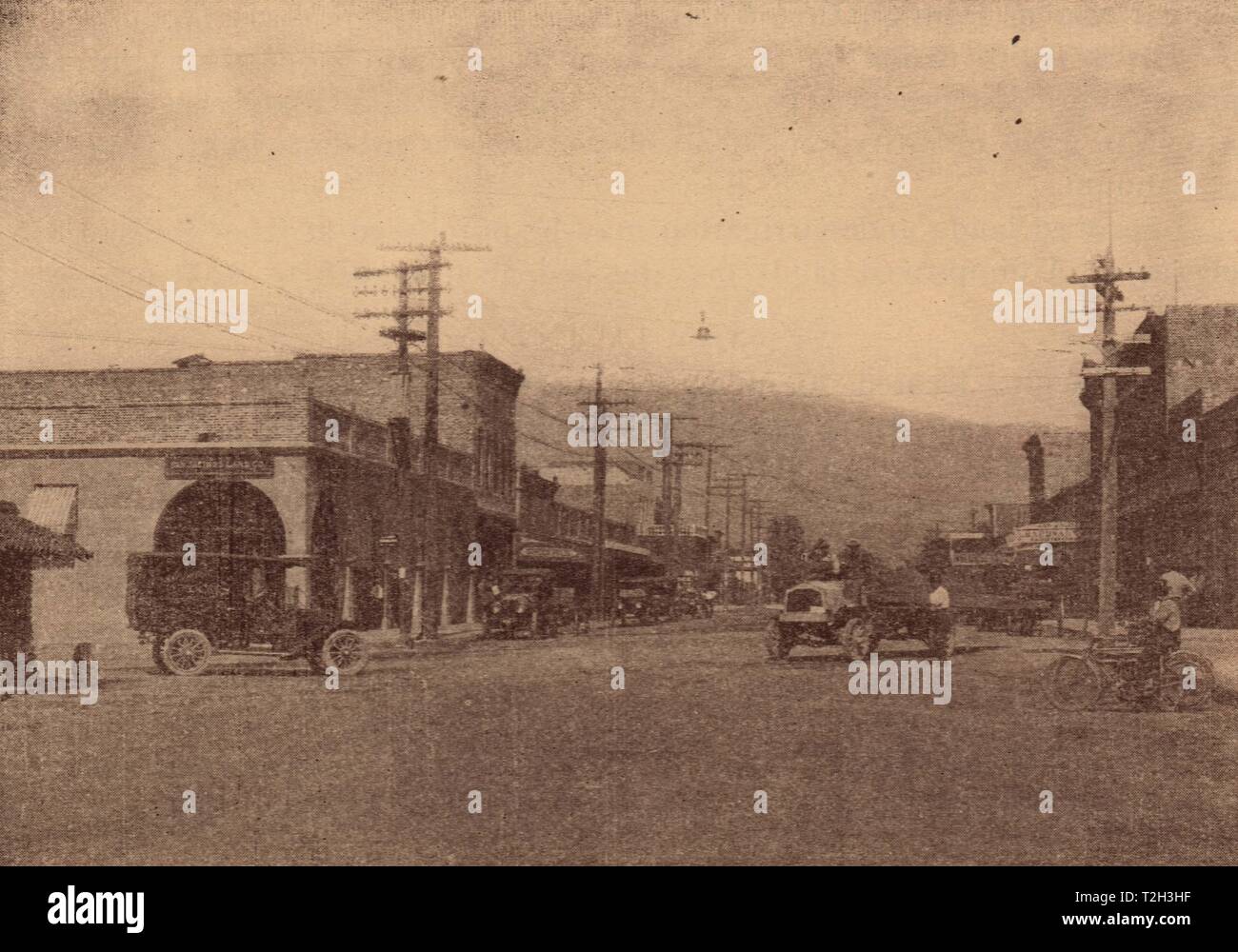 Street scene - Riverside County Stock Photo - Alamy