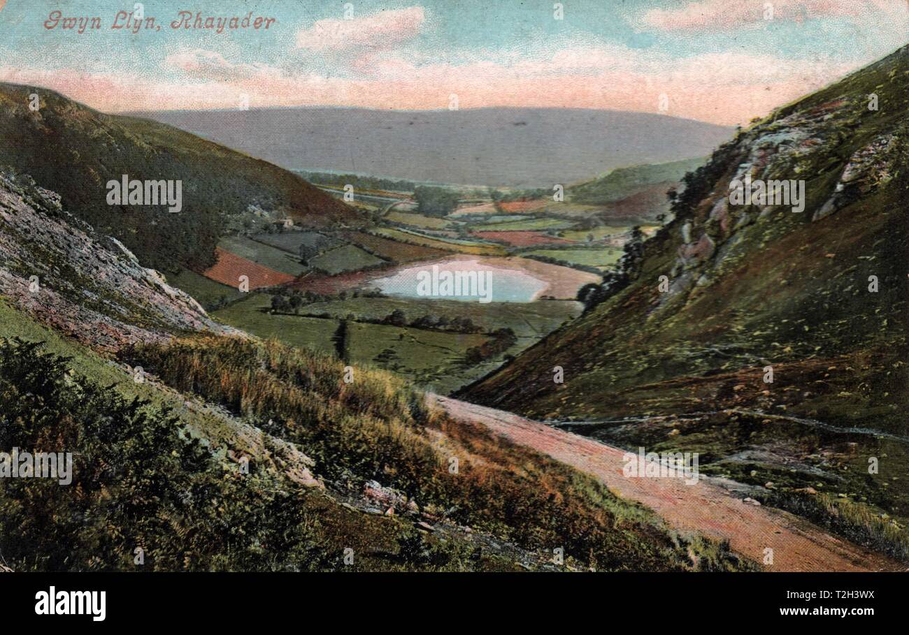 Gwyn Llyn, Rhayader Stock Photo - Alamy