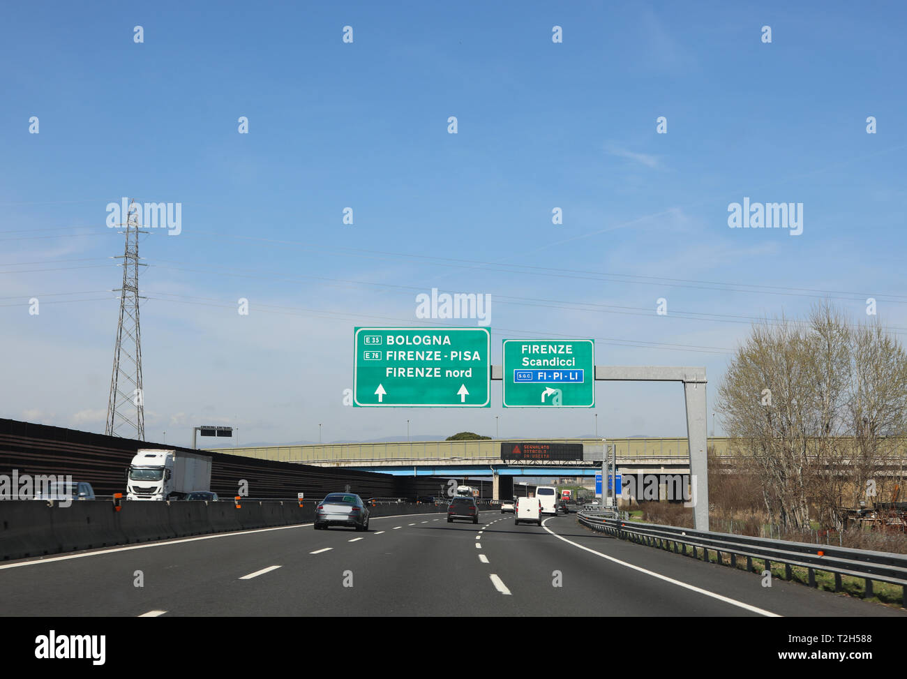 Traffic signs florence hi-res stock photography and images - Alamy