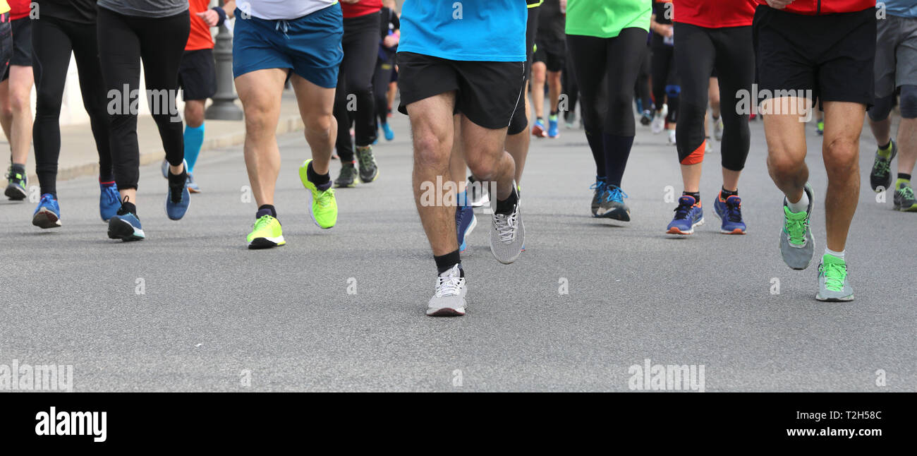 City footrace hi-res stock photography and images - Alamy