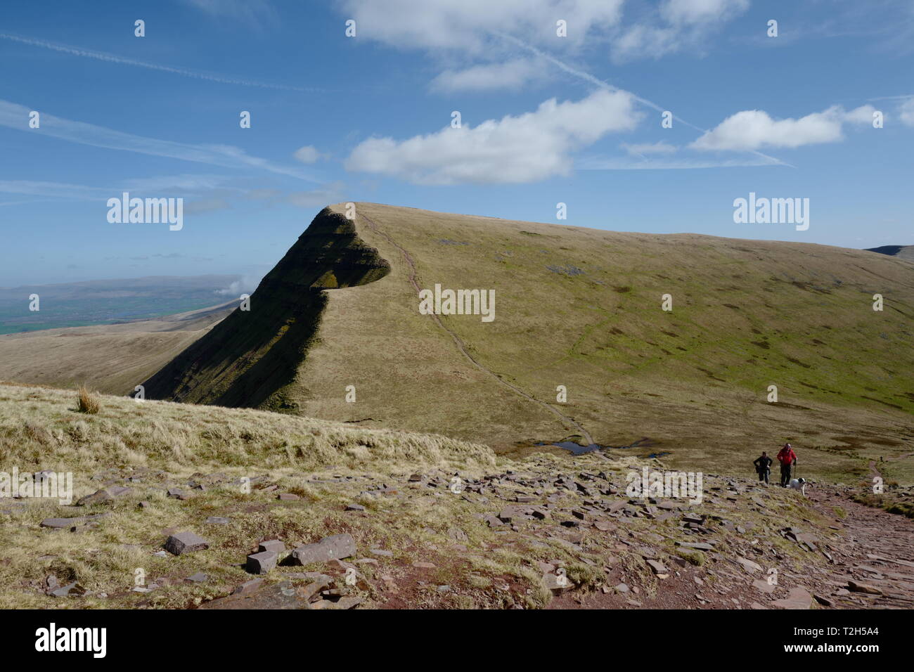 Stunning View of Cribyn in the Brecon Beacons South Wales Stock Photo ...