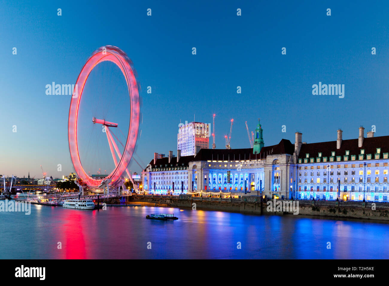 London eye sunset hi-res stock photography and images - Alamy