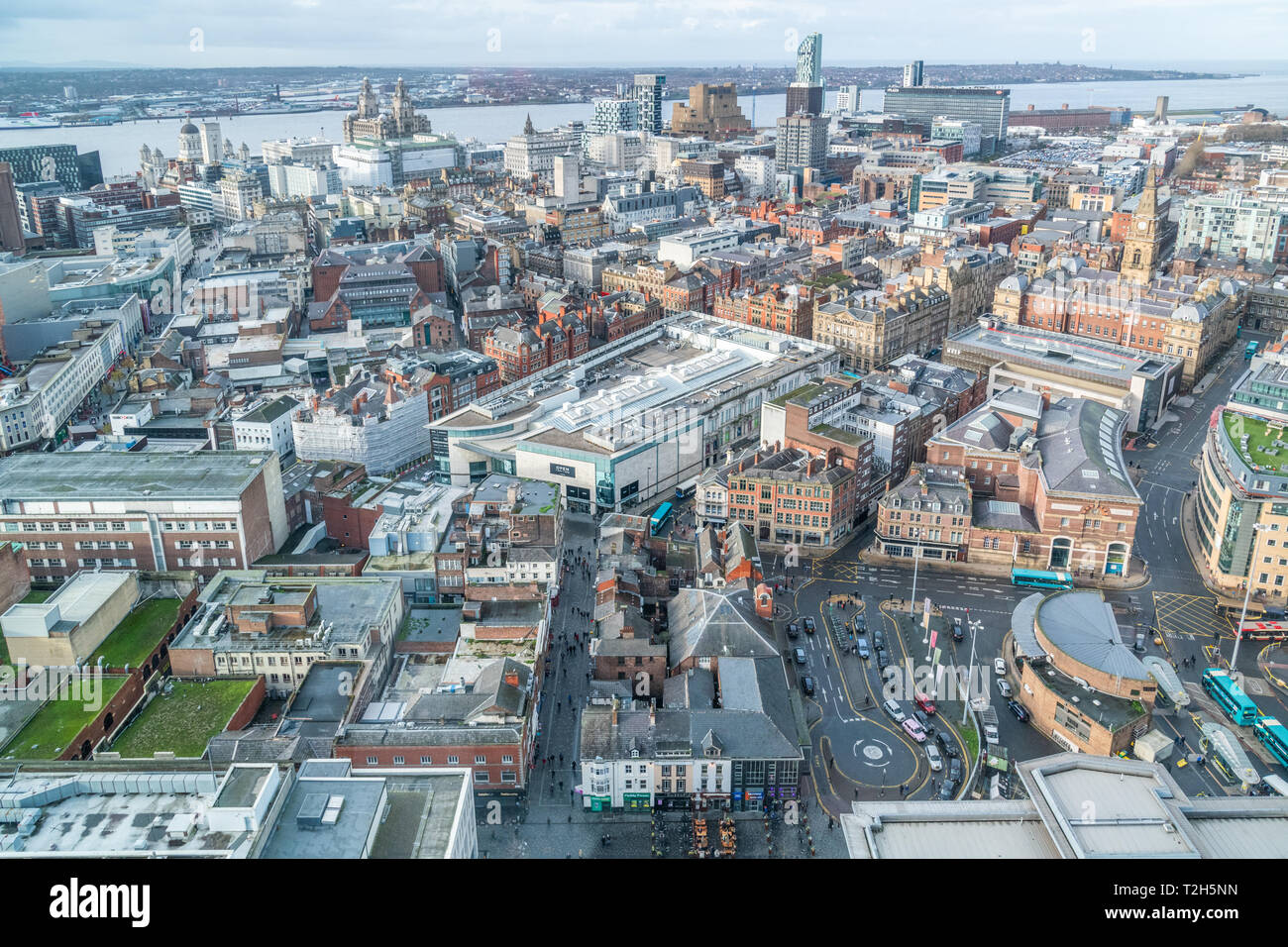 Cityscape of Liverpool, England, Europe Stock Photo - Alamy