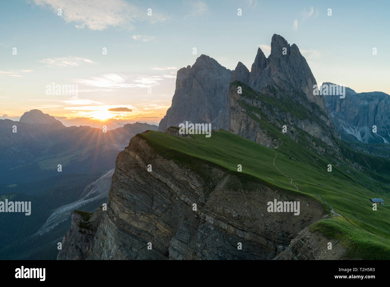 Seceda mountain hi-res stock photography and images - Alamy