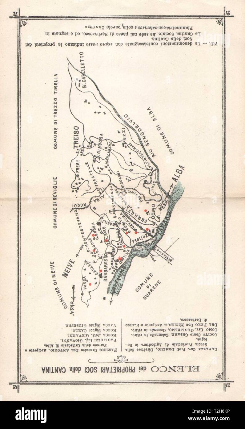 Wine map of italy hi-res stock photography and images - Alamy