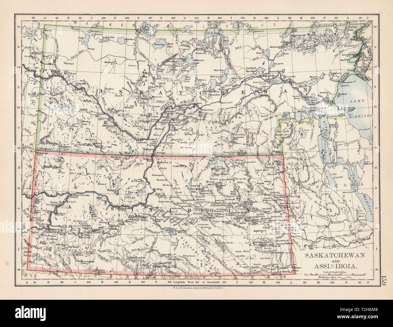 Canadian pacific map hi-res stock photography and images - Alamy