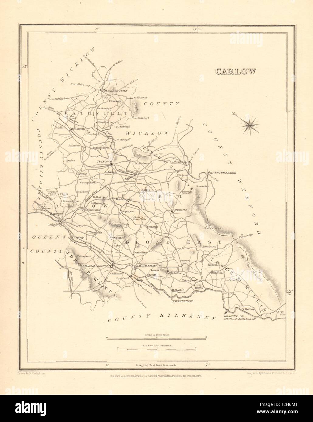 Carlow map hi-res stock photography and images - Alamy
