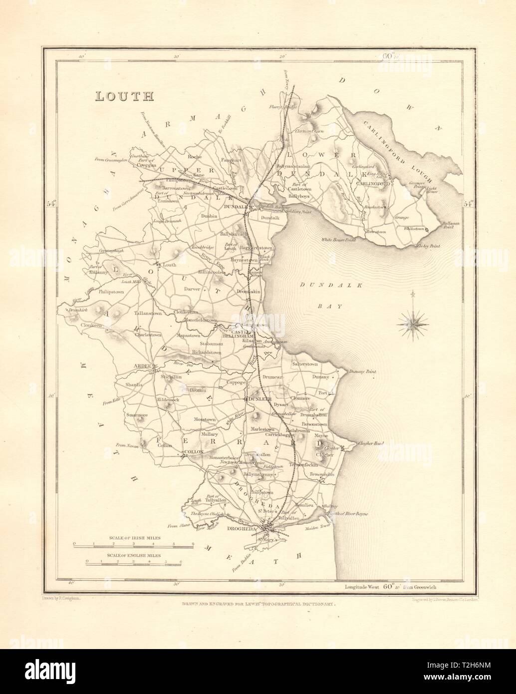 Louth map hi-res stock photography and images - Alamy