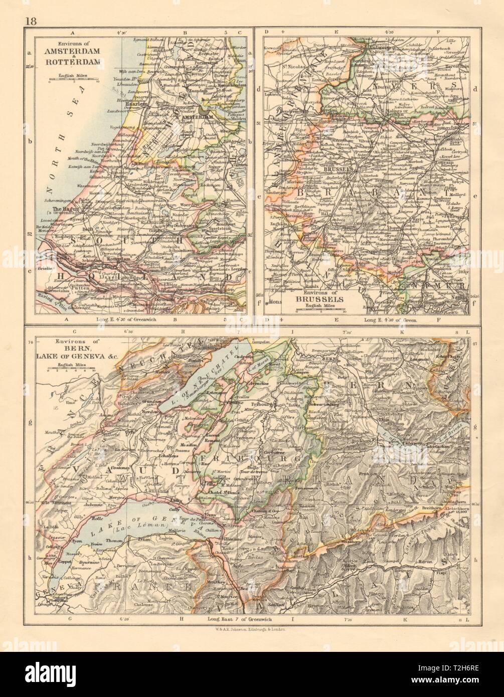 Old map of brussels hi-res stock photography and images - Alamy