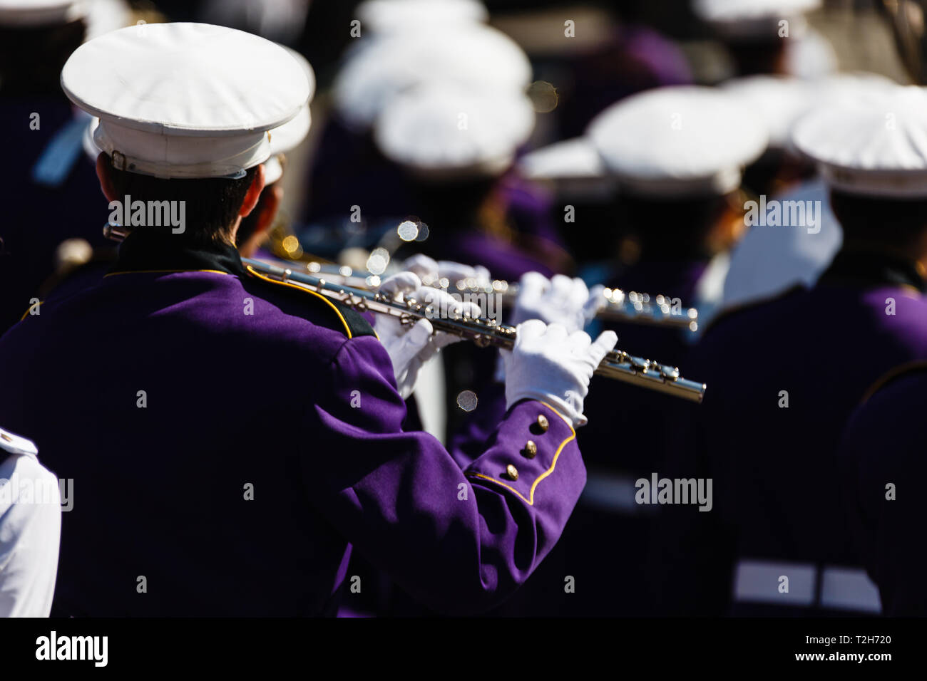 Flute marching band hi-res stock photography and images - Alamy