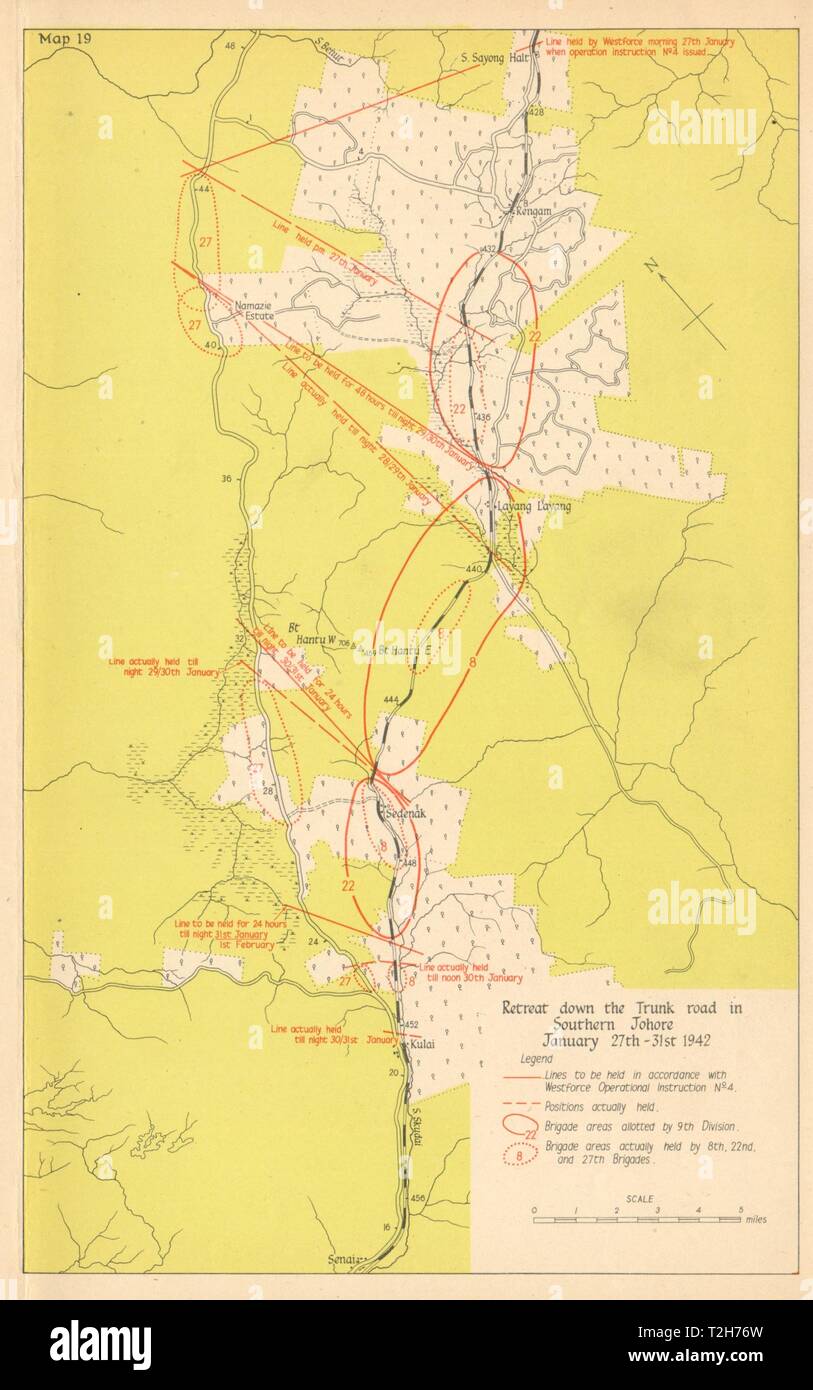 Map of singapore 1942 hi-res stock photography and images - Alamy
