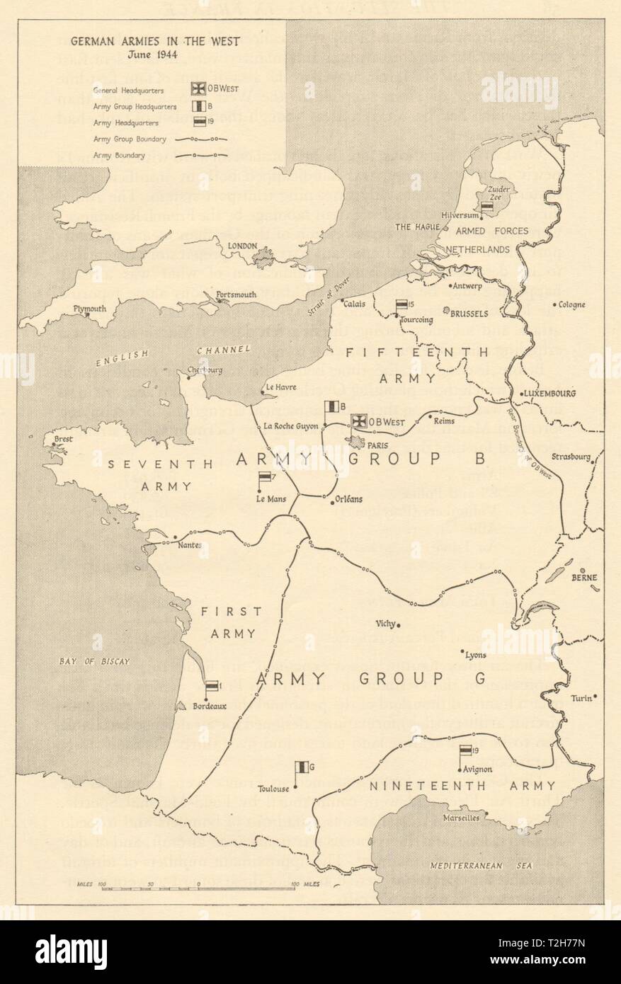 Operation overlord map hi-res stock photography and images - Alamy