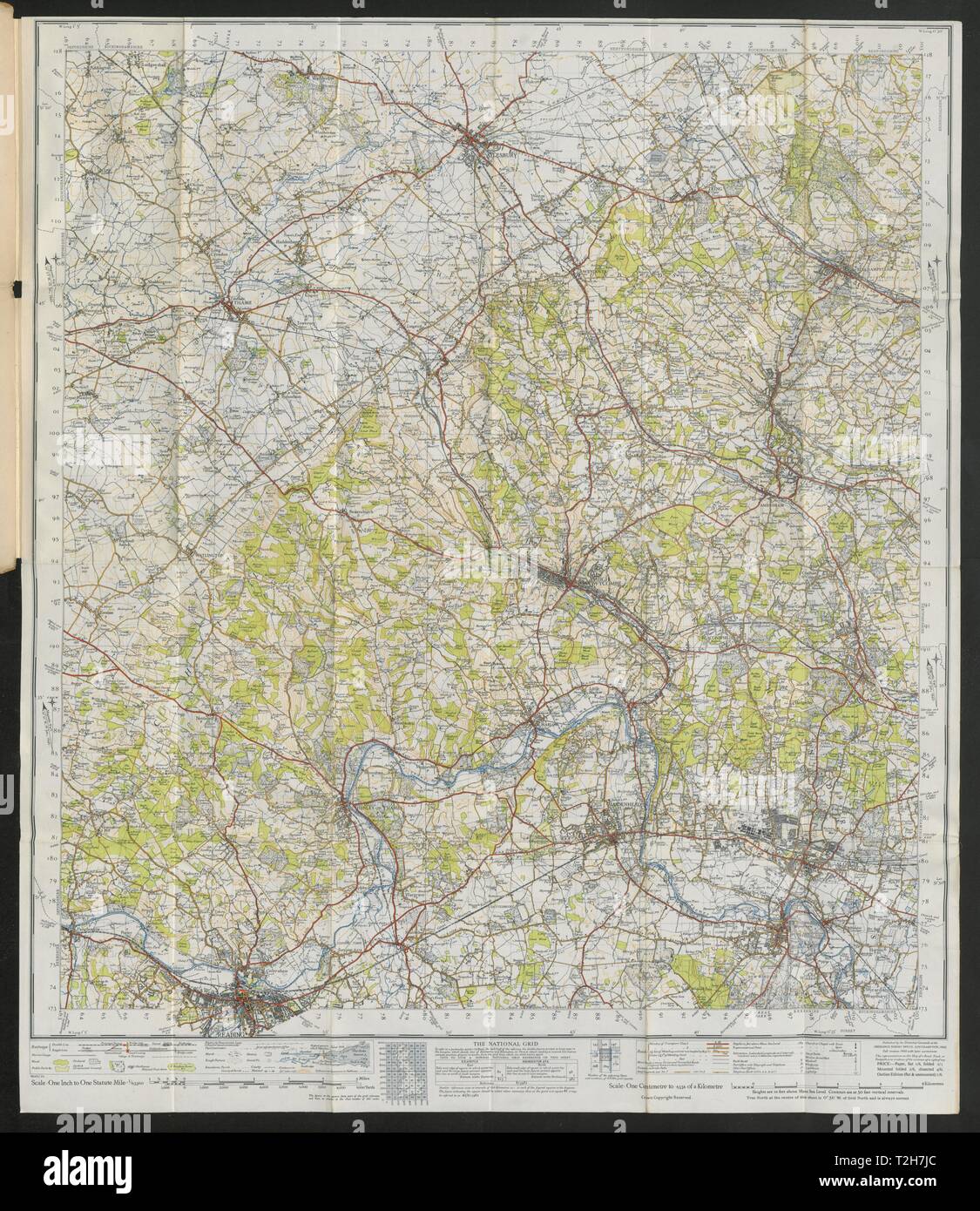 Chilterns Sheet 159 Thames Valley Aylesbury Reading ORDNANCE SURVEY ...