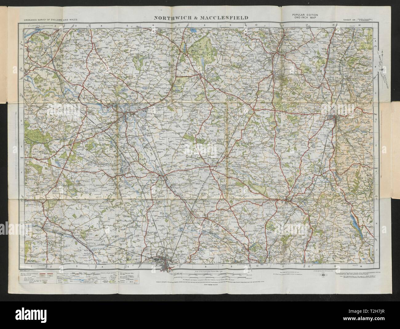 Crewe map hi-res stock photography and images - Alamy