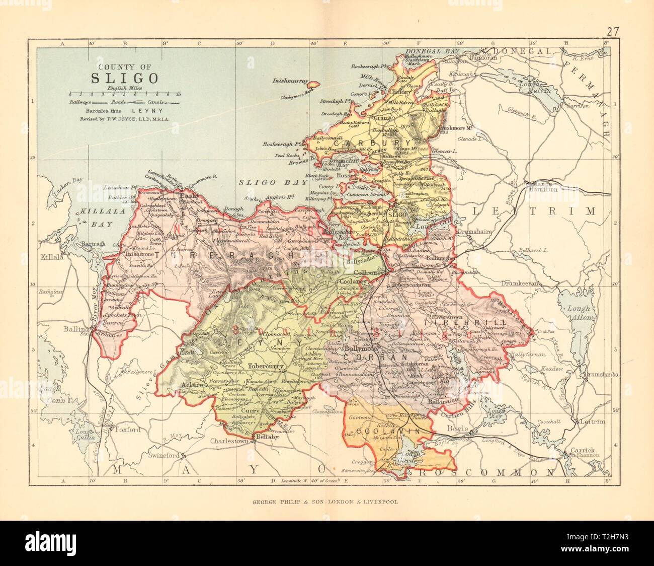 Map of sligo hi-res stock photography and images - Alamy