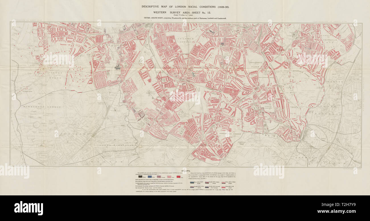Charles booth map hi-res stock photography and images - Alamy