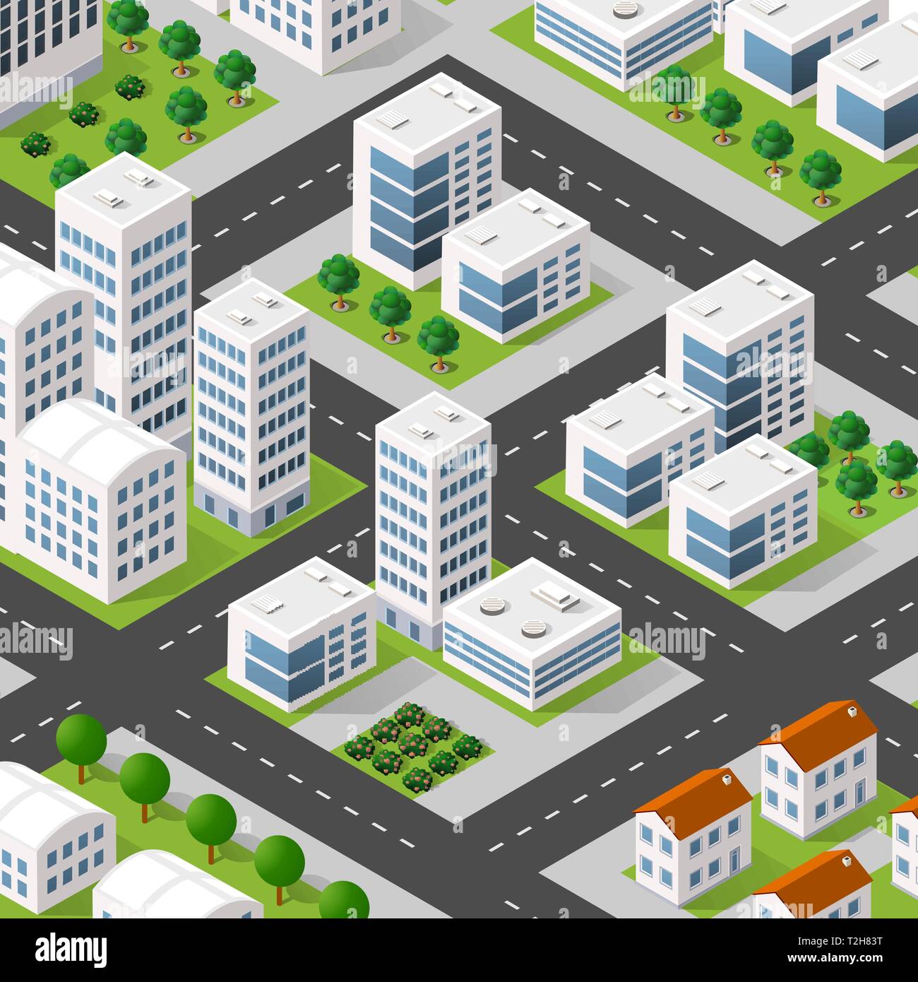 Architecture vector illustration city for business background with ...