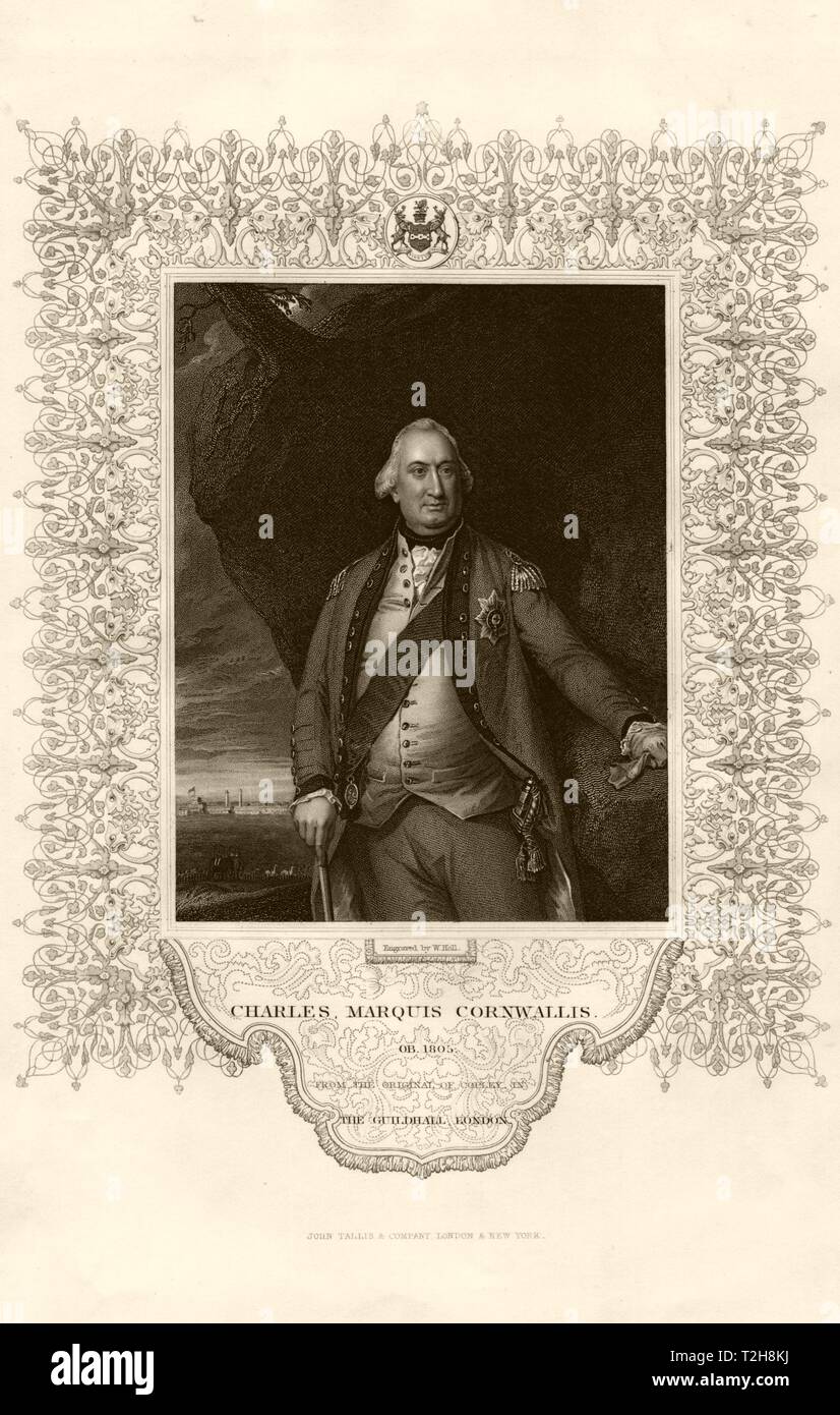 Charles, Marquess Cornwallis. American War of Independence. After ...