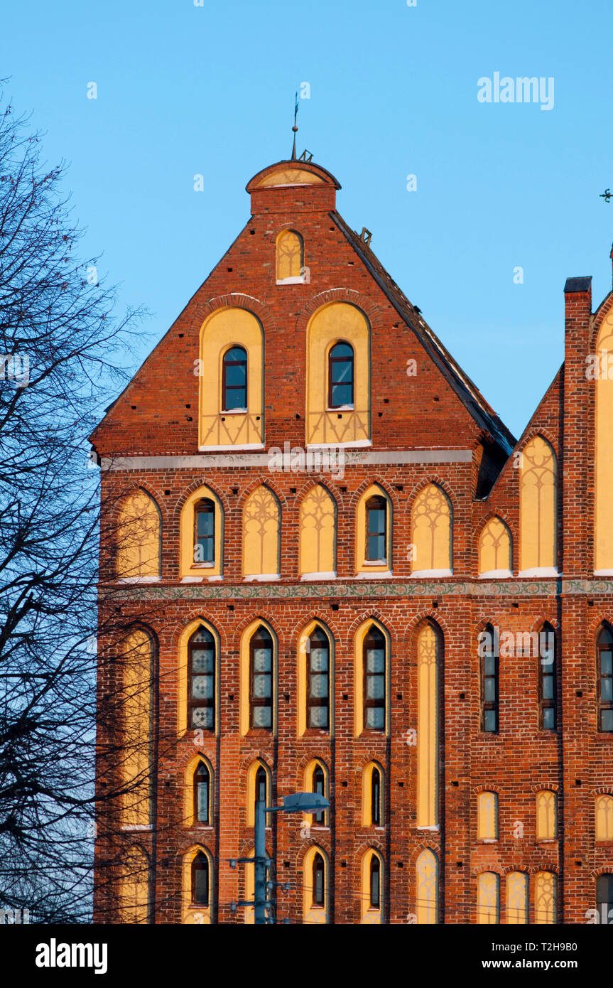 Konigsberg Cathedral. is a Brick Gothic style building in Kaliningrad ...