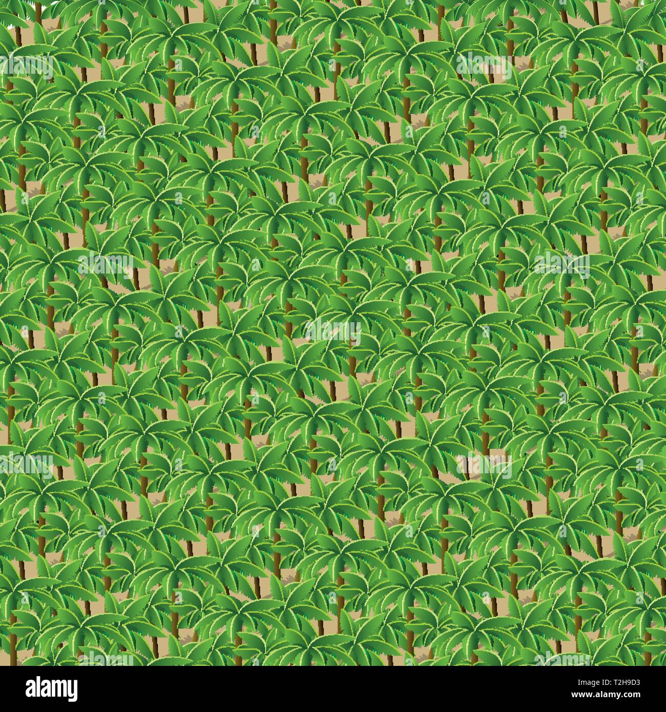 Isometric 3d Trees Forest Nature Elements Background For Landscape ...