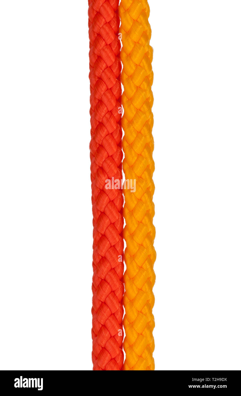 strong knot tied by a rope isolated on a white background Stock Photo ...