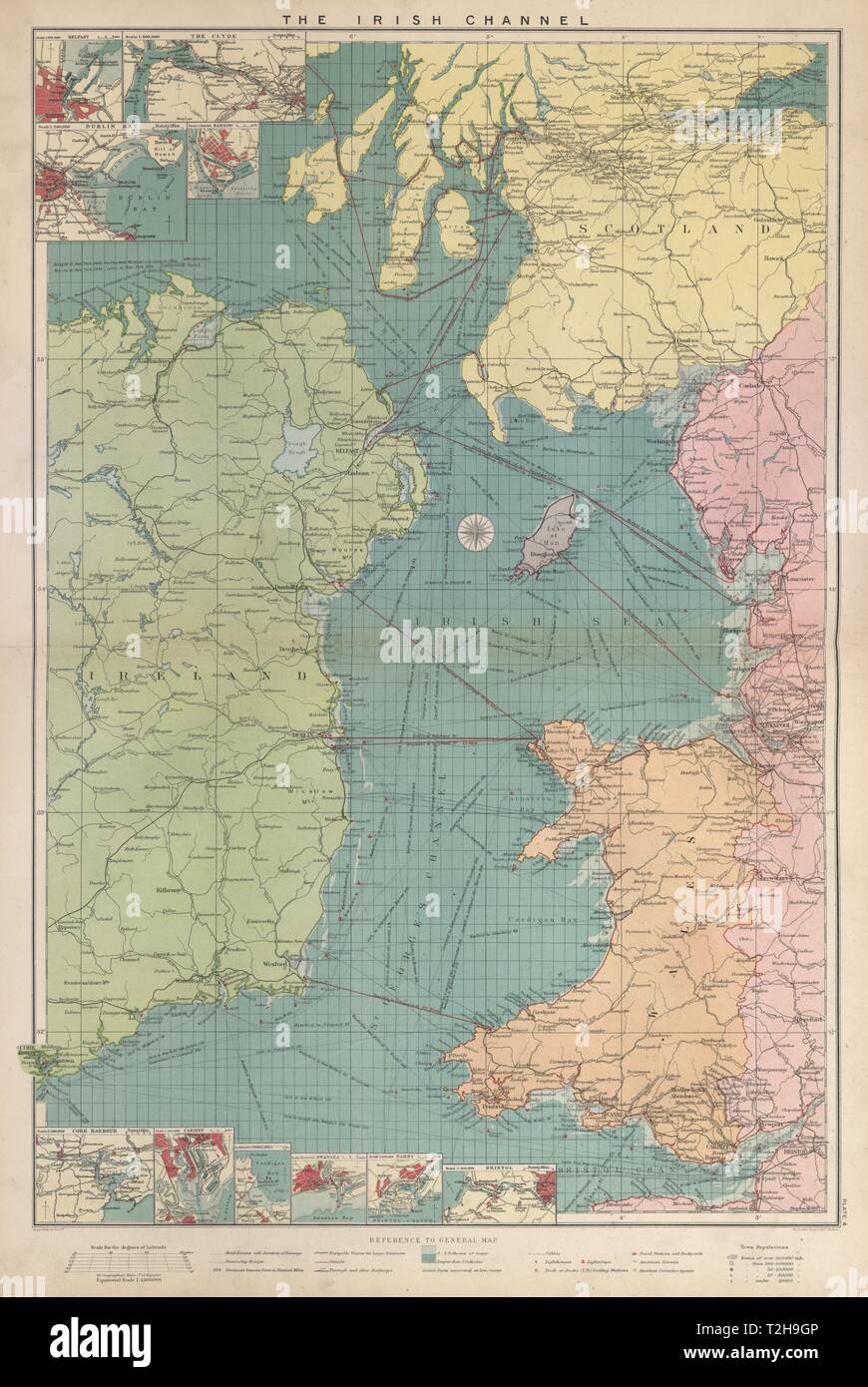 Fishguard map hi-res stock photography and images - Alamy