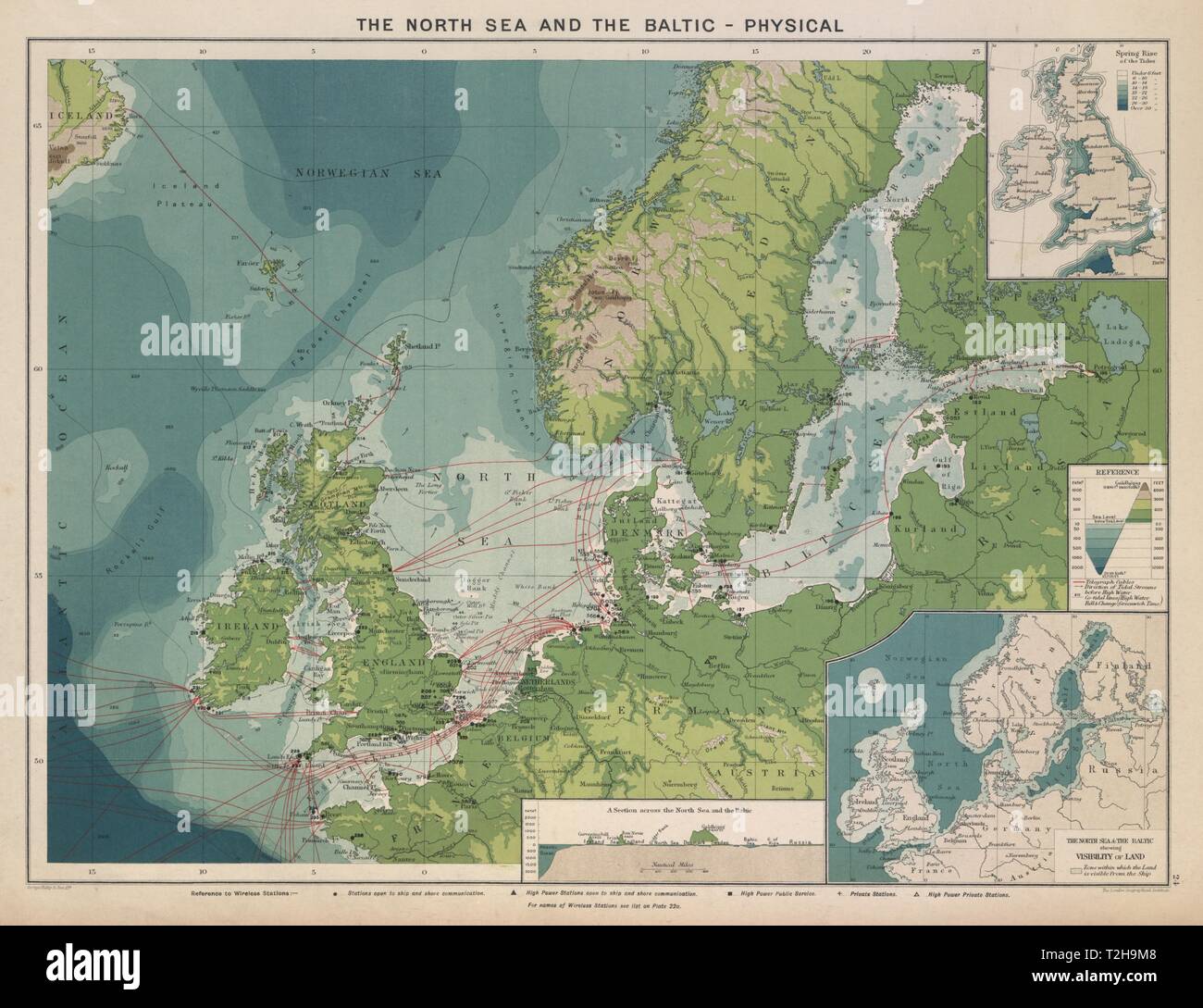 Baltic Sea And North Sea Map