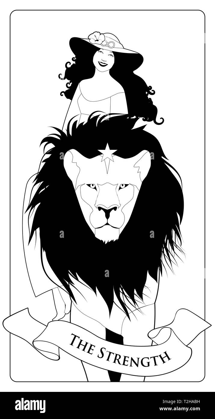 Strength Tarot Card High Resolution Stock Photography and Images - Alamy