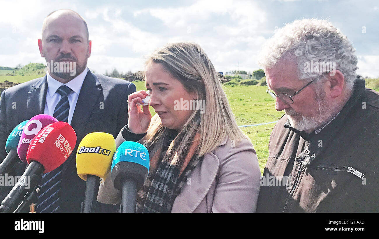 PSNI Detective Superintendent Jason Murphy, with Joanne Dorrian, sister ...