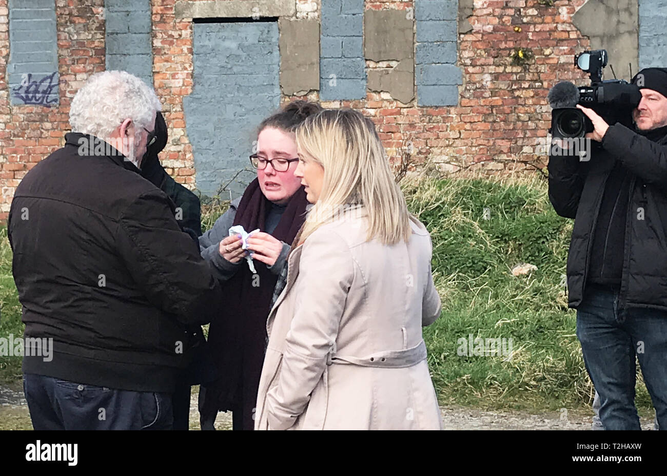 Family of the of missing Co Down woman Lisa Dorrian at a disused ...