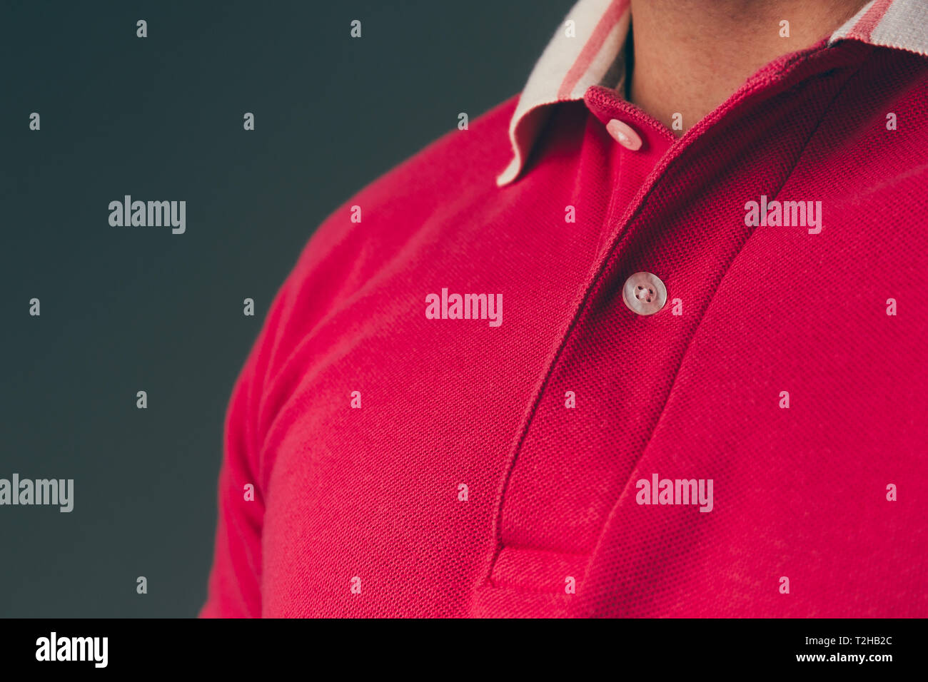 Red polo t shirt hi-res stock photography and images - Alamy