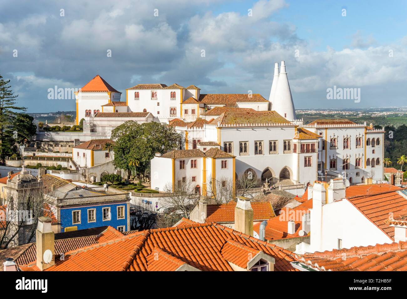 Palacio Nacional de Sintra, National Palace of Sintra, Sintra, Lisbon ...