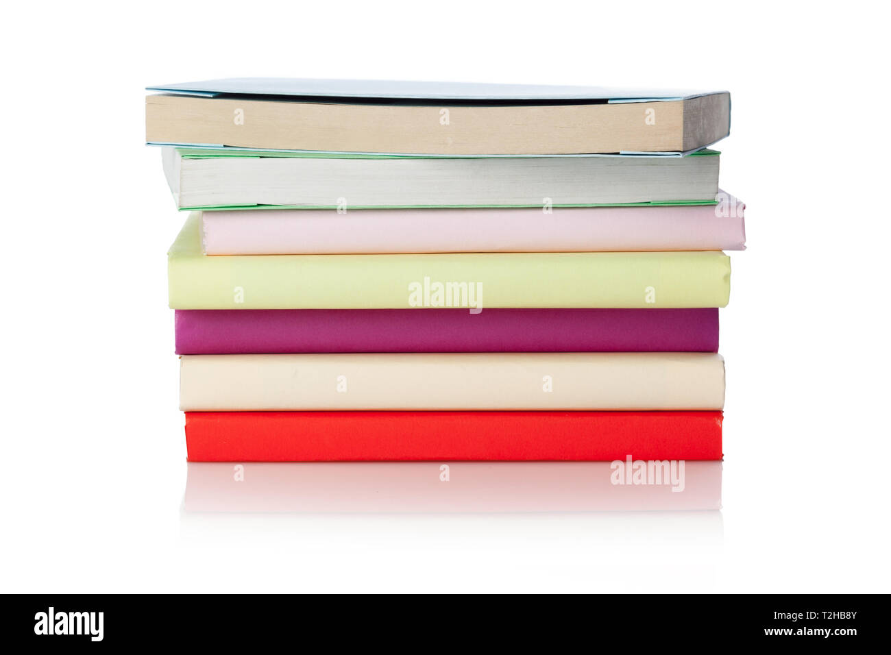 books isolated on white Stock Photo - Alamy