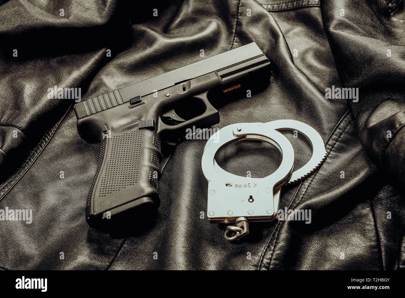 Dark crime scene Stock Photo - Alamy