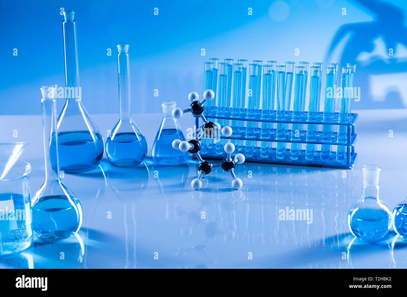 Science experiment,Laboratory equipment, Development background Stock ...