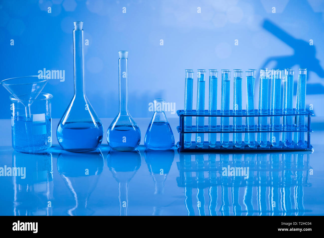 Science experiment,Laboratory equipment, Development background Stock ...