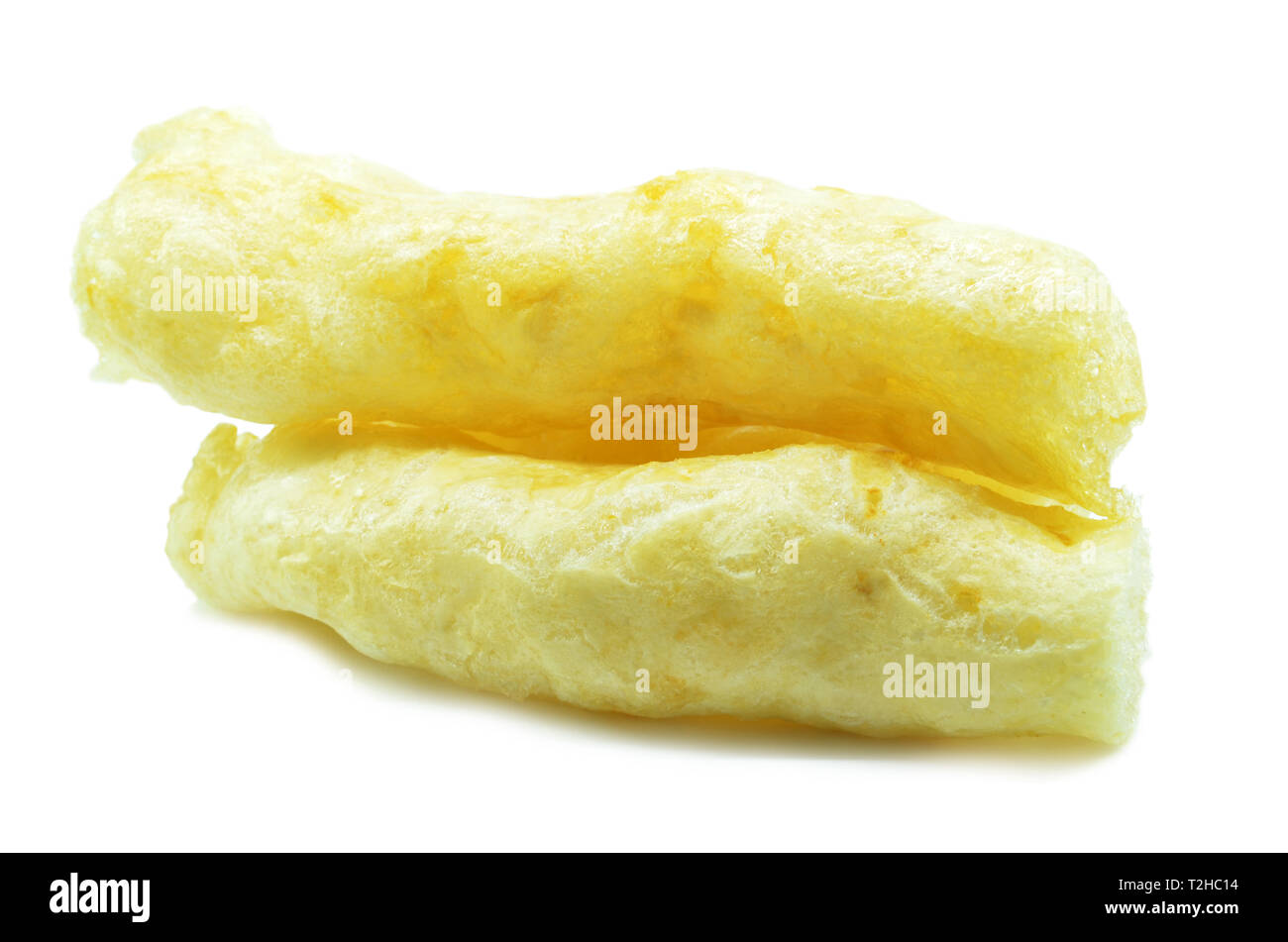 Dried fish maw for cooking on white background Stock Photo - Alamy