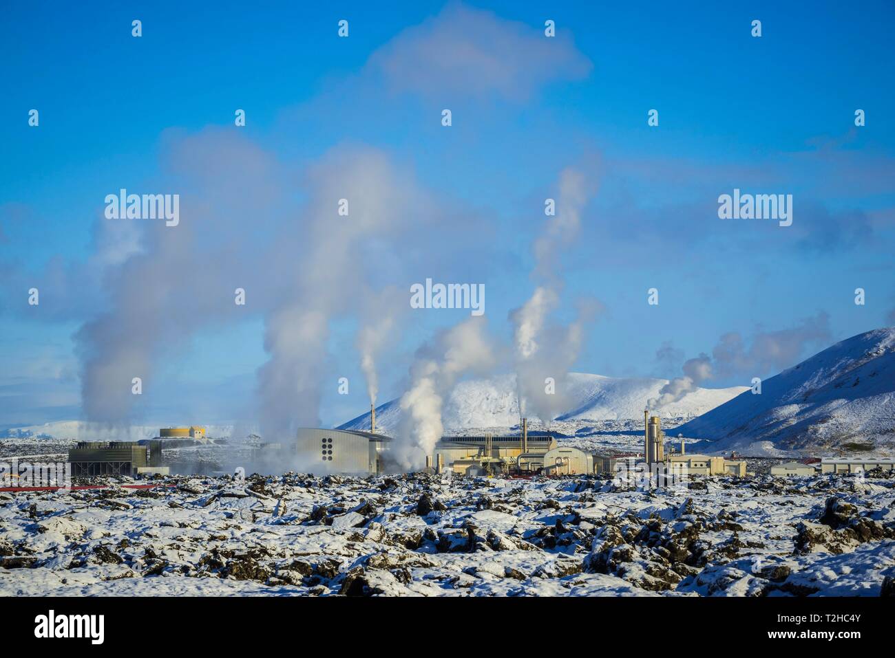 Svartsengi Geothermal Power Plant, Reykjanes Peninsula, Sudurnes ...