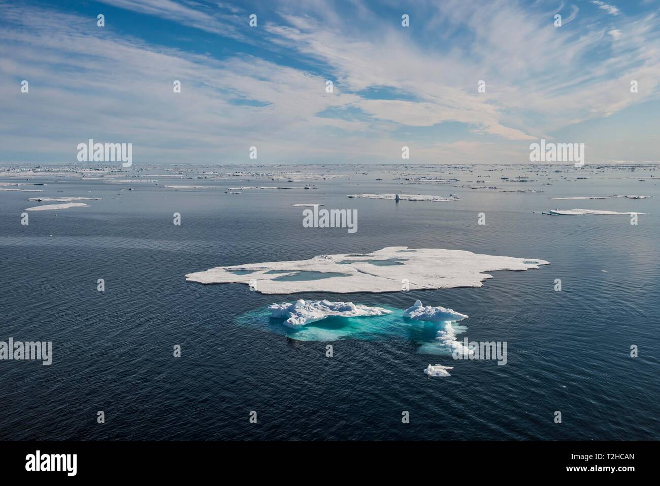 Pack ice, Arctic, Svalbard, Norway Stock Photo - Alamy
