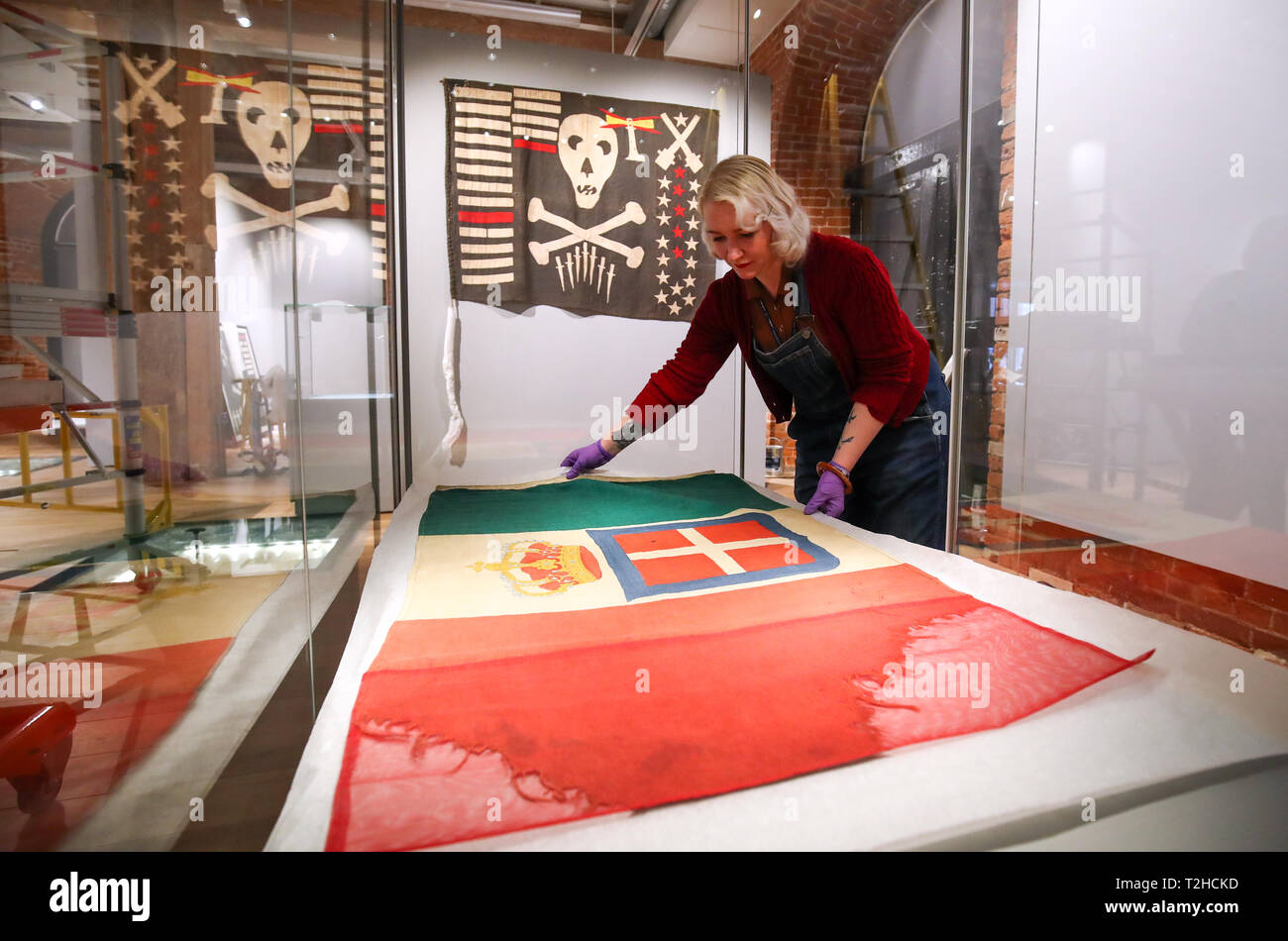Alice Robert-Pratt, curator at the National Museum of the Royal Navy ...