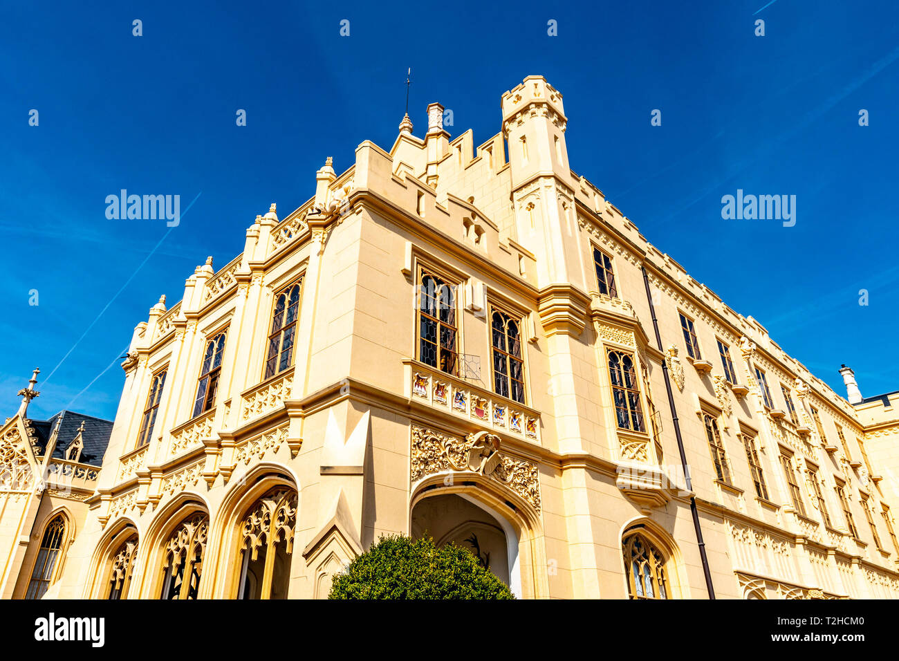 Lednice Valtice Cultural Landscape Area Complex Castle Side View of ...