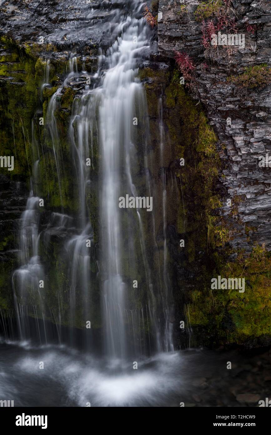 Waterfall, Double Falls, Wild River Tumalo Creek, Bend, Deschutes ...