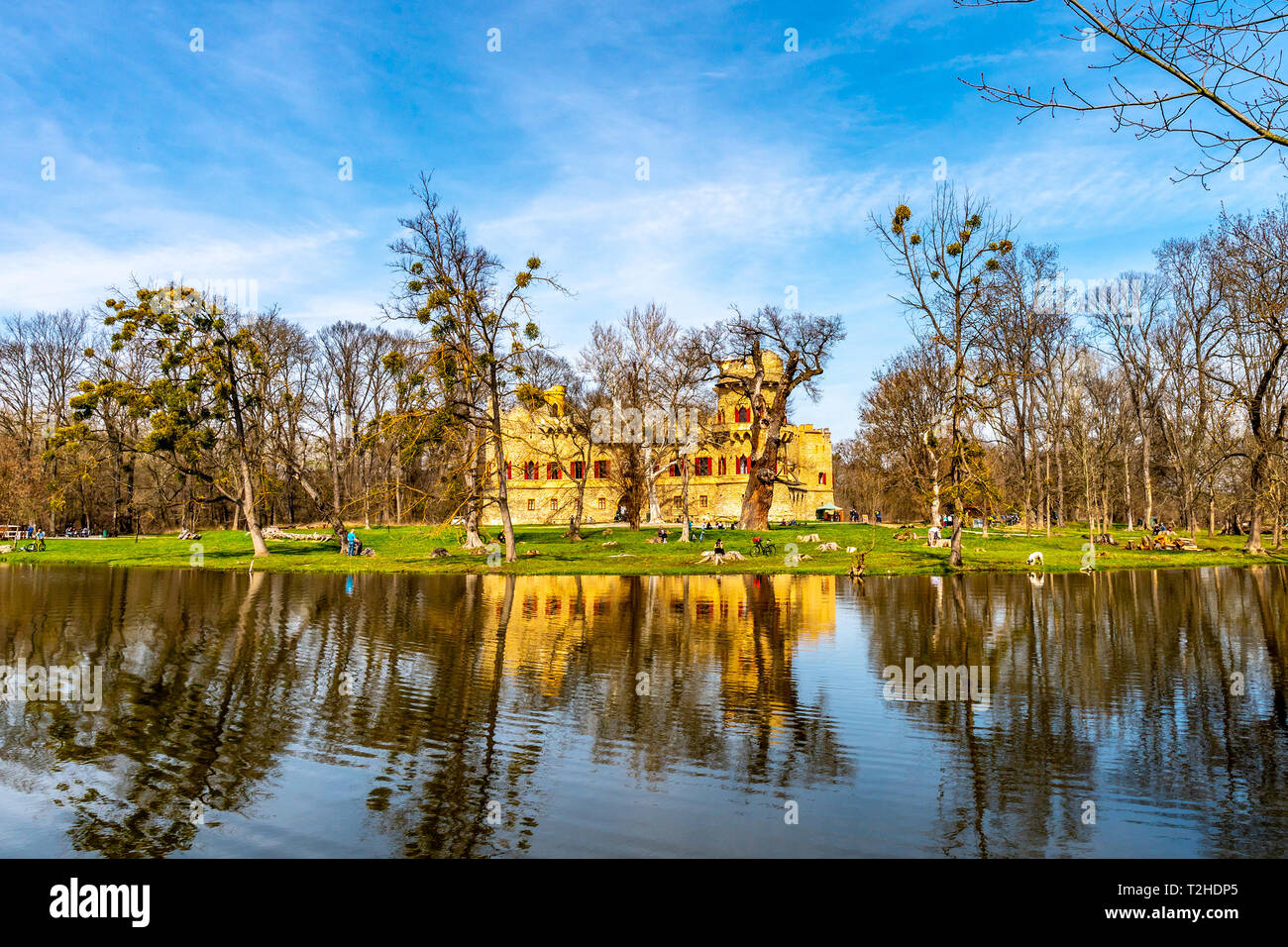 Lednice Valtice Cultural Landscape Area Complex John's Castle Front ...