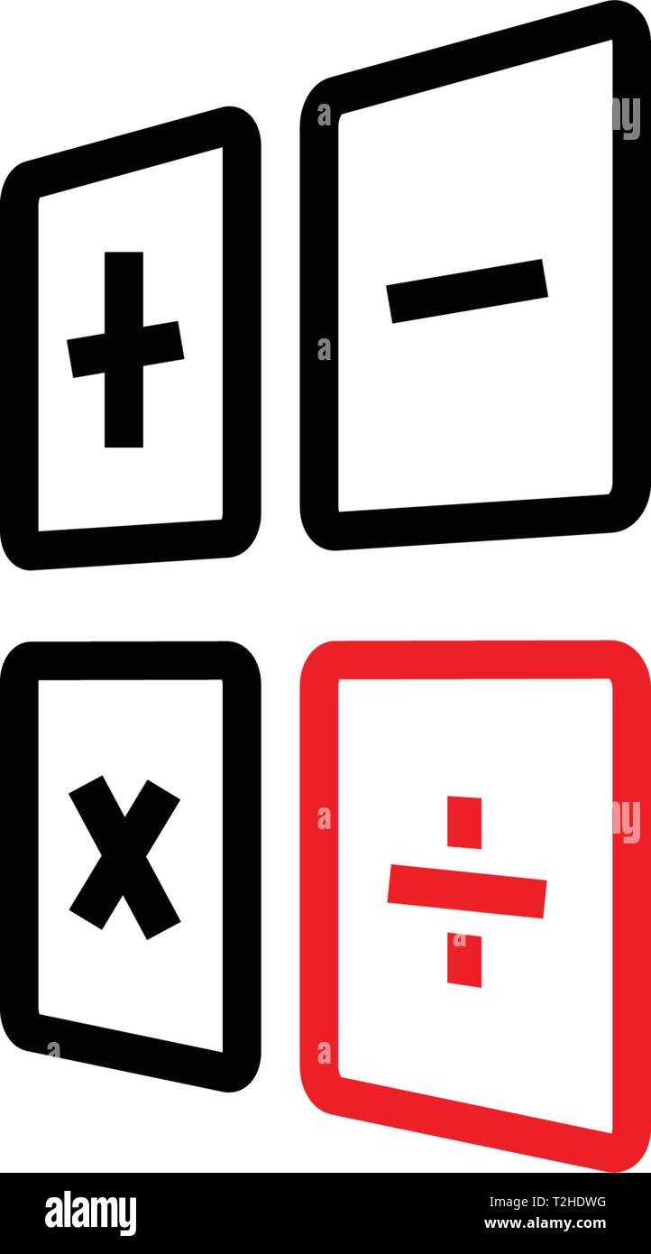 Clear button calculator Stock Vector Images - Alamy