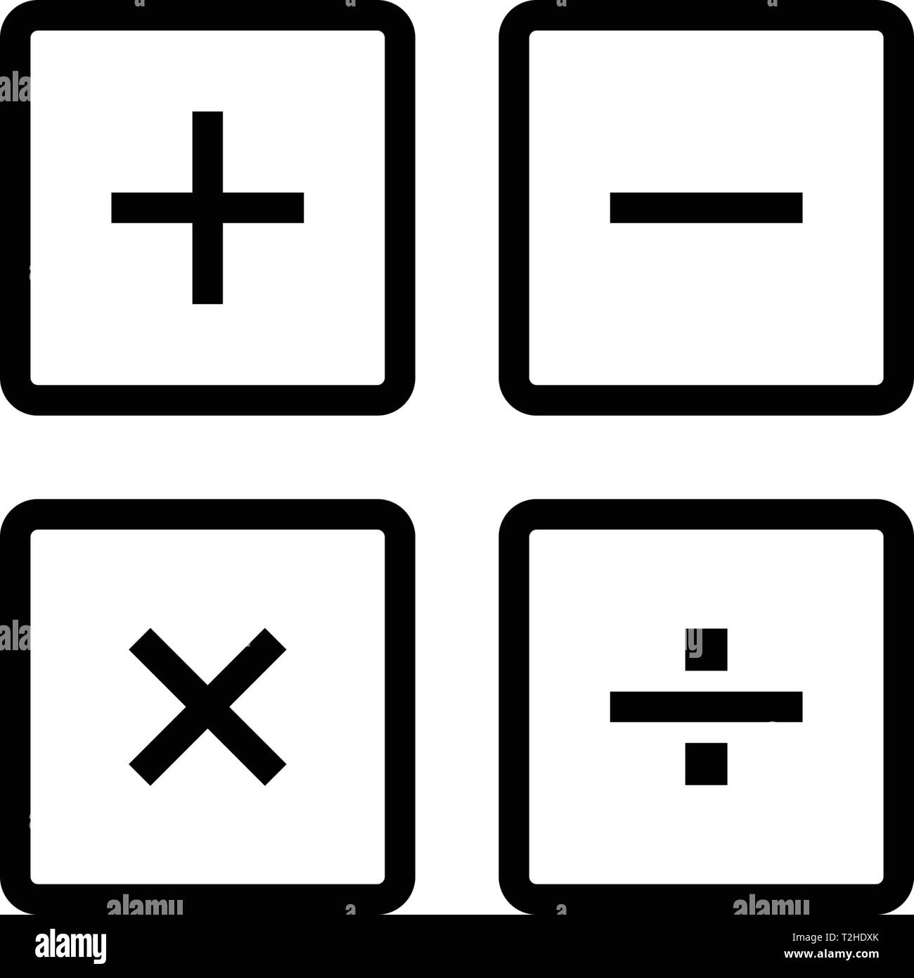 Clear button calculator Stock Vector Images - Alamy