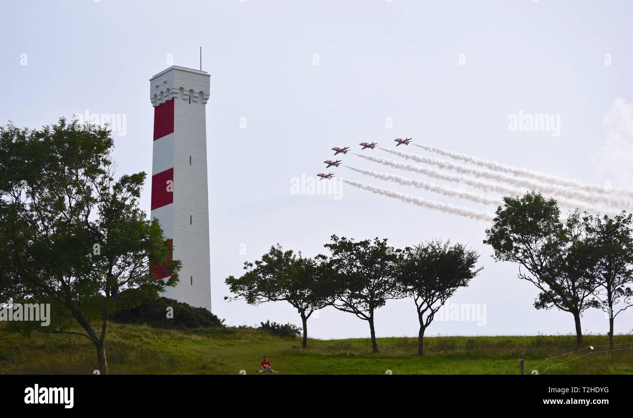 Red arrows fowey hi-res stock photography and images - Alamy