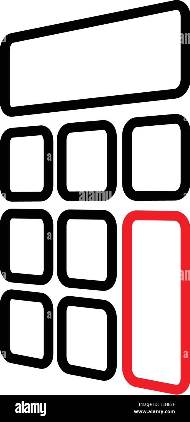 Clear button calculator Stock Vector Images - Alamy